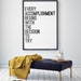 Every Accomplishment Begins With the Decision to Try, Large Printable ...
