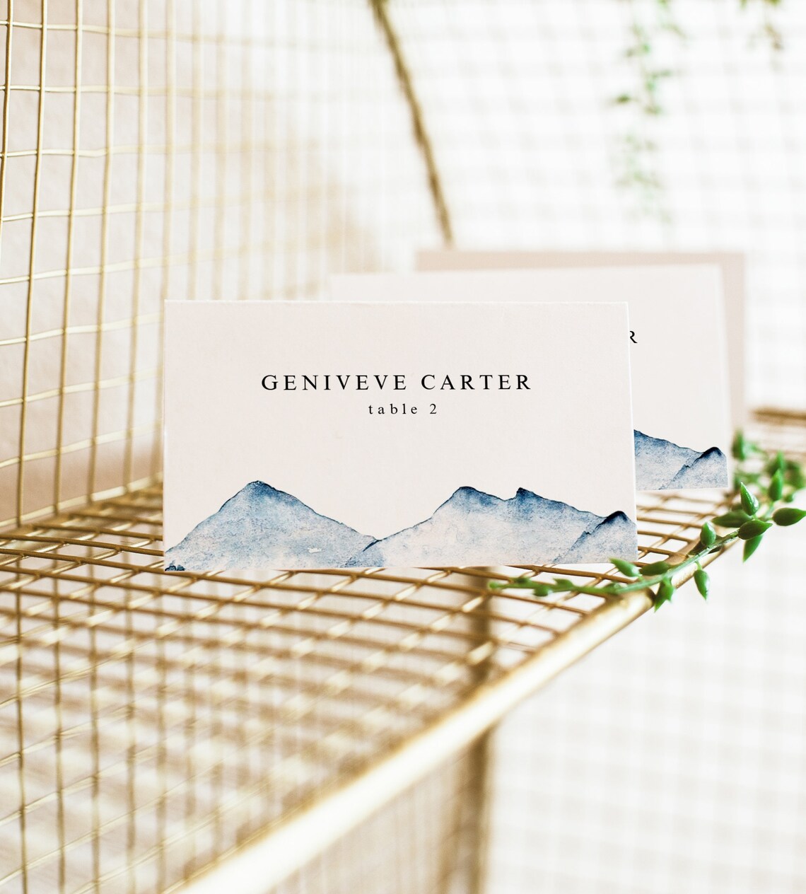 Mountain Place Cards, Mountain Wedding, Mountain Wedding Place Cards ...