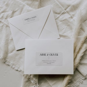 Printable Address Label Template, Editable Recipient Address Label, DIY ...