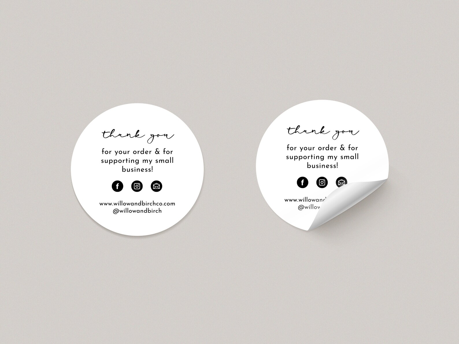 Printable Small Business Stickers Small Business Labels - Etsy