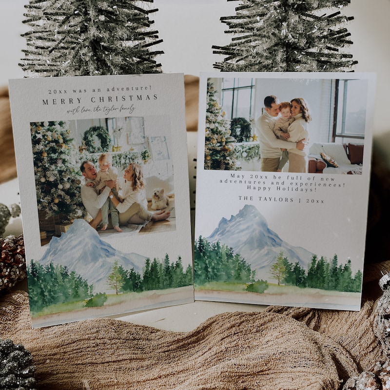 Rustic Holiday Cards - Etsy