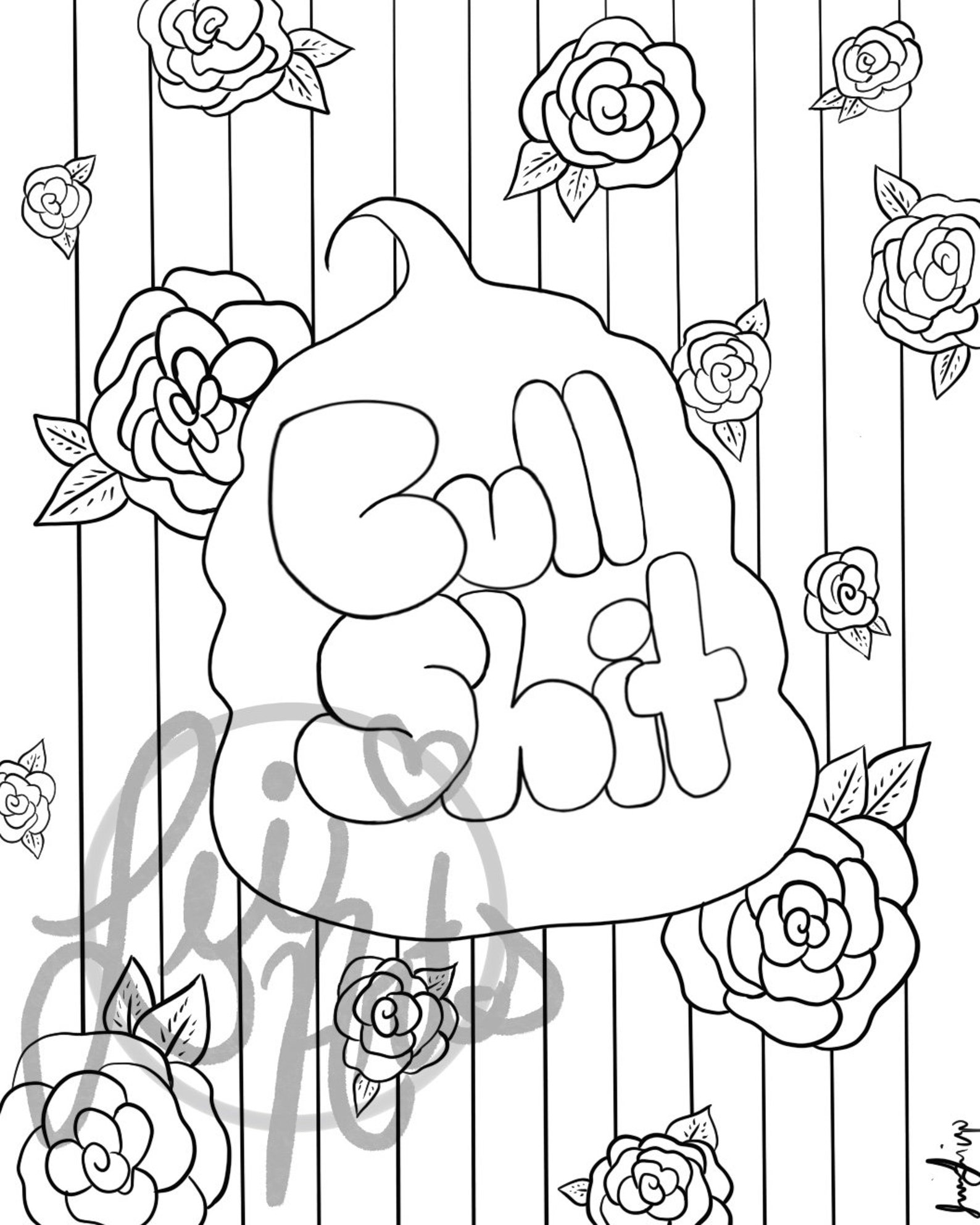 Profanity Coloring Book Coloring Pages