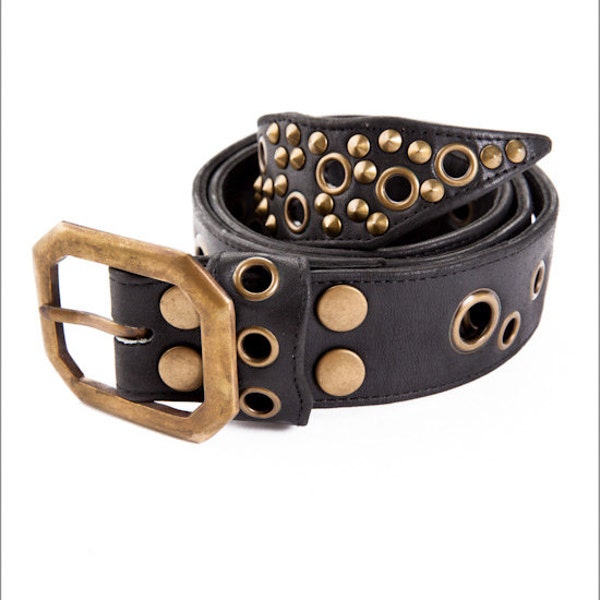 Studded Belt - Etsy
