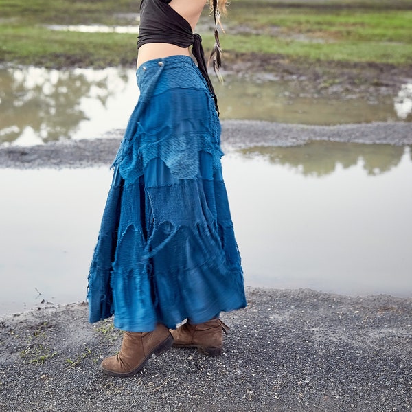 Blue Pixie Skirt Girls - Etsy UK