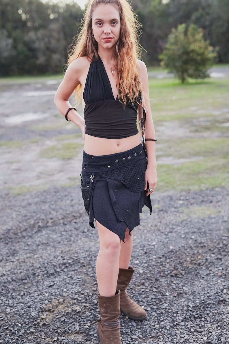 Cyberpunk Clothing, Steampunk Skirt, Pixie Skirt, Boho Skirt, Gypsy ...