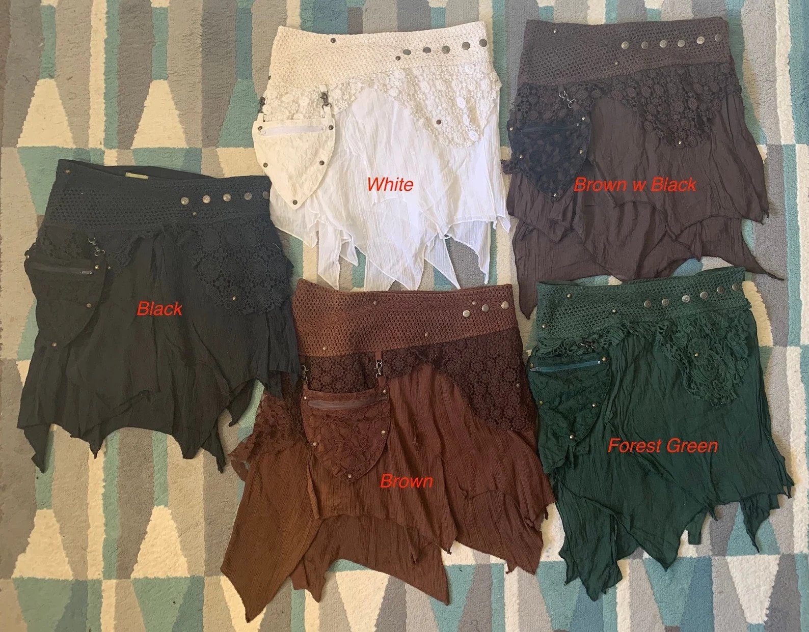 Cyberpunk Clothing Steampunk Skirt Pixie Skirt Boho Skirt - Etsy