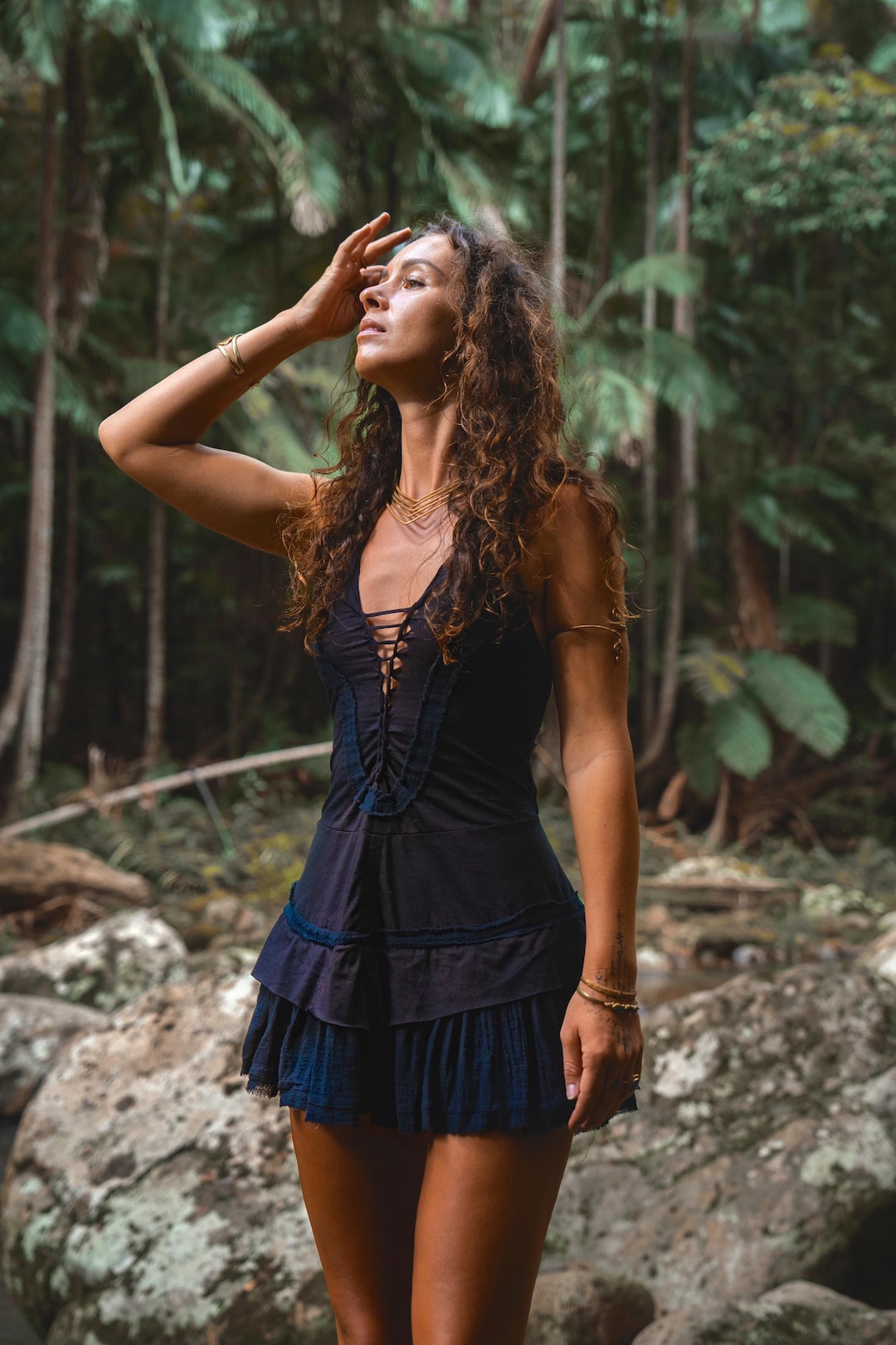 Black Fairy Dress, Pixie Dress, Elven Dress, Gypsy Dress, Pixie ...