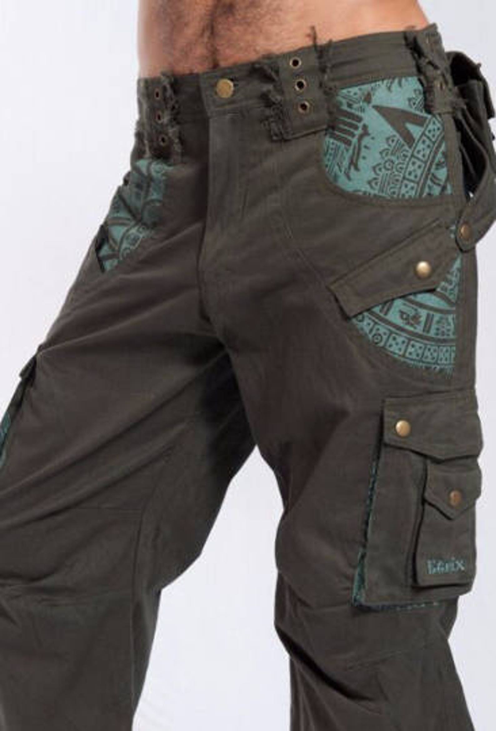 Cyberpunk Pants Psy Trance Goa Clothing Men Festival Pants | Etsy UK