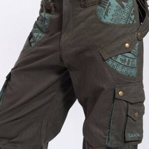 Cyberpunk Pants, Psy Trance Goa Clothing, Men Festival Pants ...
