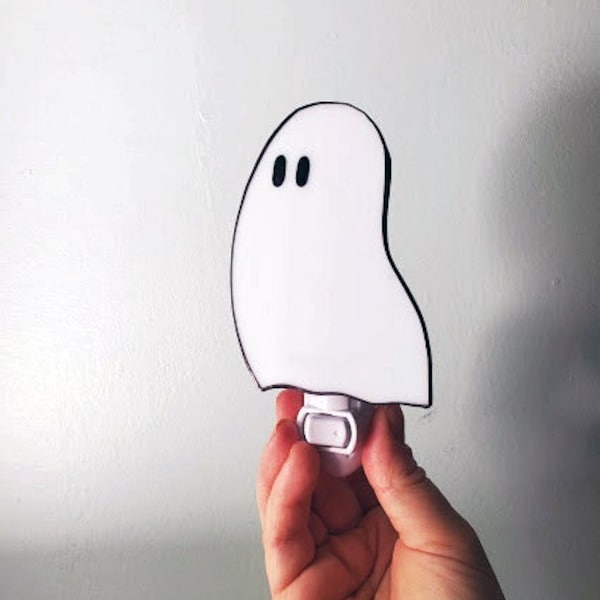 Stained Glass Ghost Night Light - Etsy