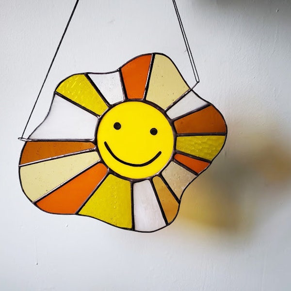 70s Stained Glass - Etsy