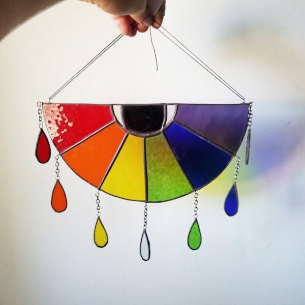 Stained Glass Mobile - Etsy