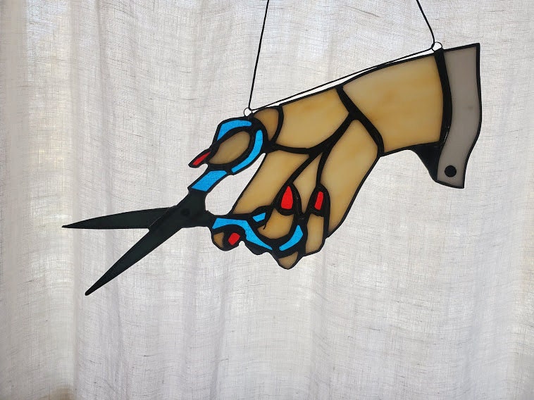 Scissor Hands Sun Catcher - Made to Order - an Ode to Crafters - Made ...