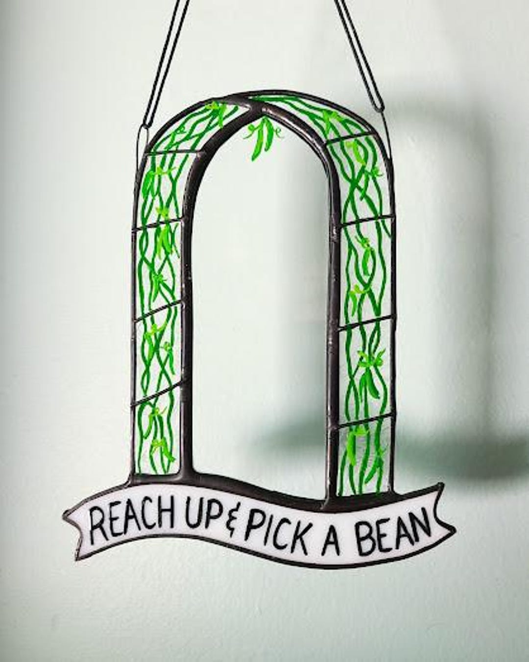 Bean Arch Stained Glass Sun Catcher - Joe Pera - Reach up and Pick a ...