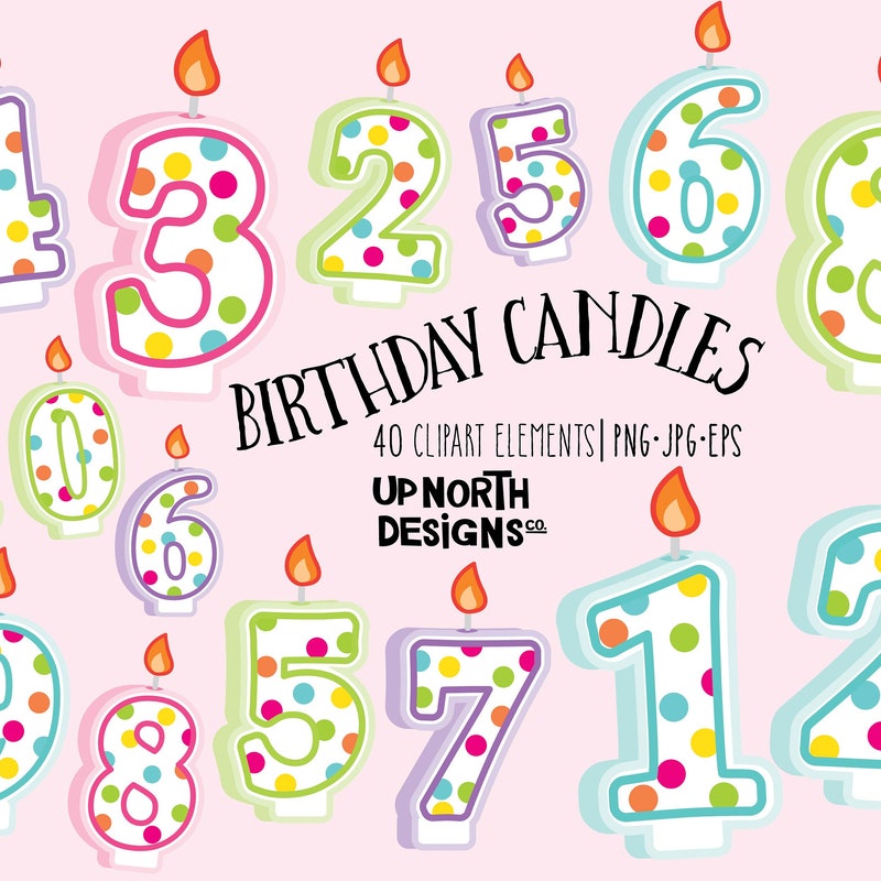 Candle Clipart - Etsy