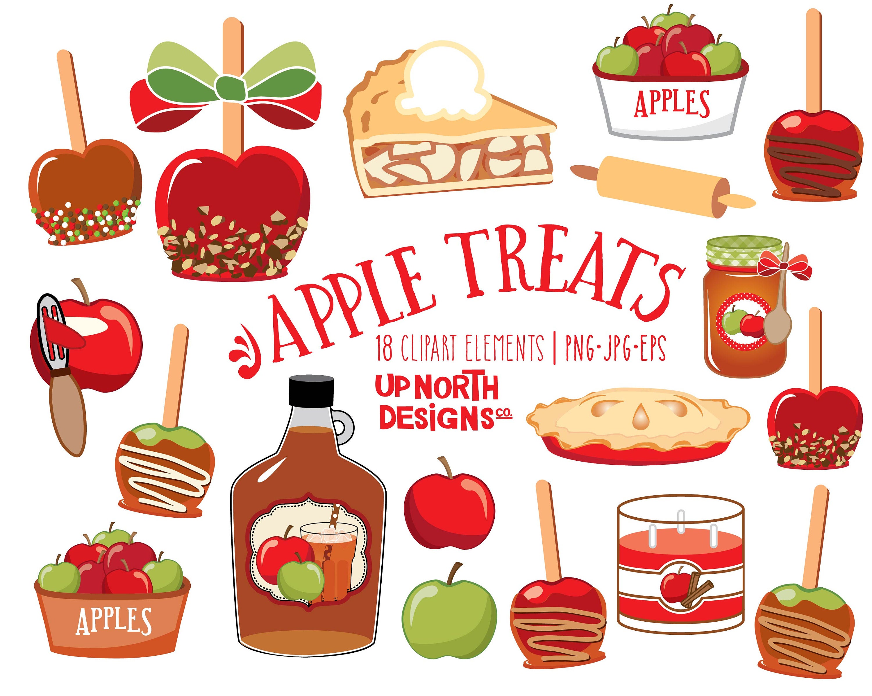 Candy Apple Recipe For 2 Apples Clipart