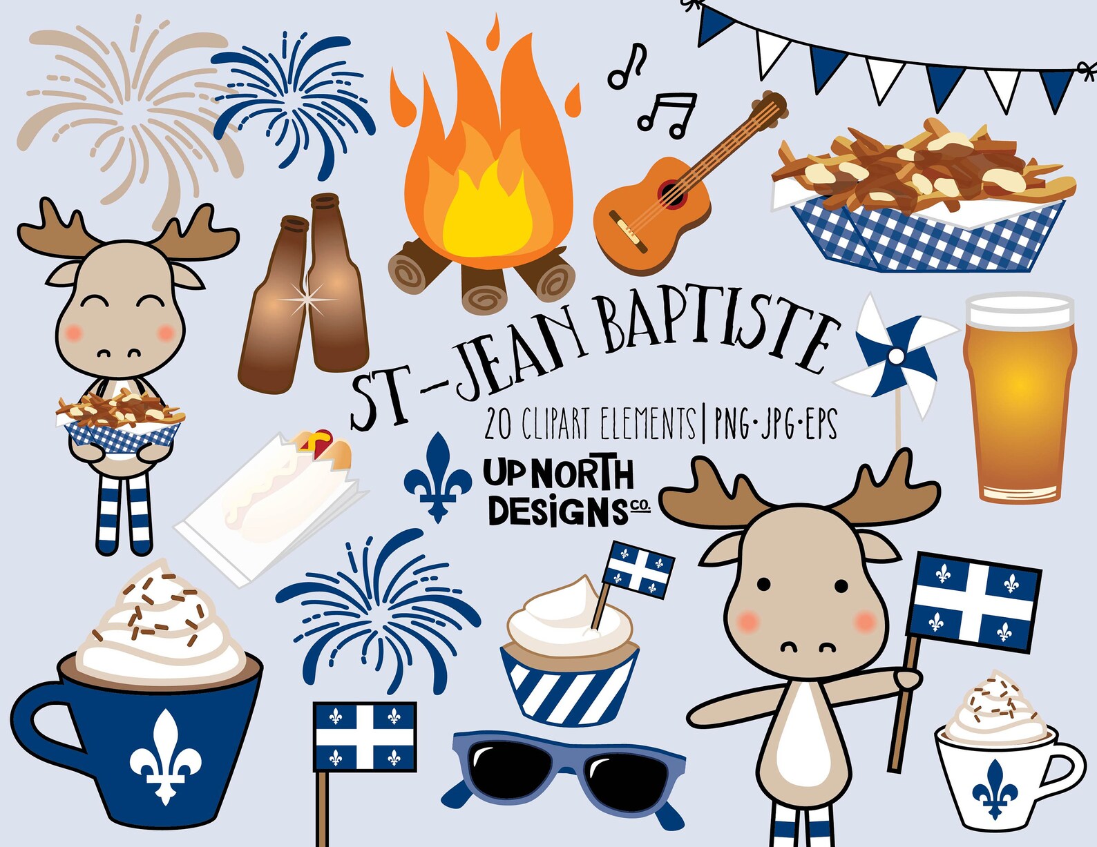 Fête De La St-jean Baptiste Illustrations Clipart Célébration Du 24 ...
