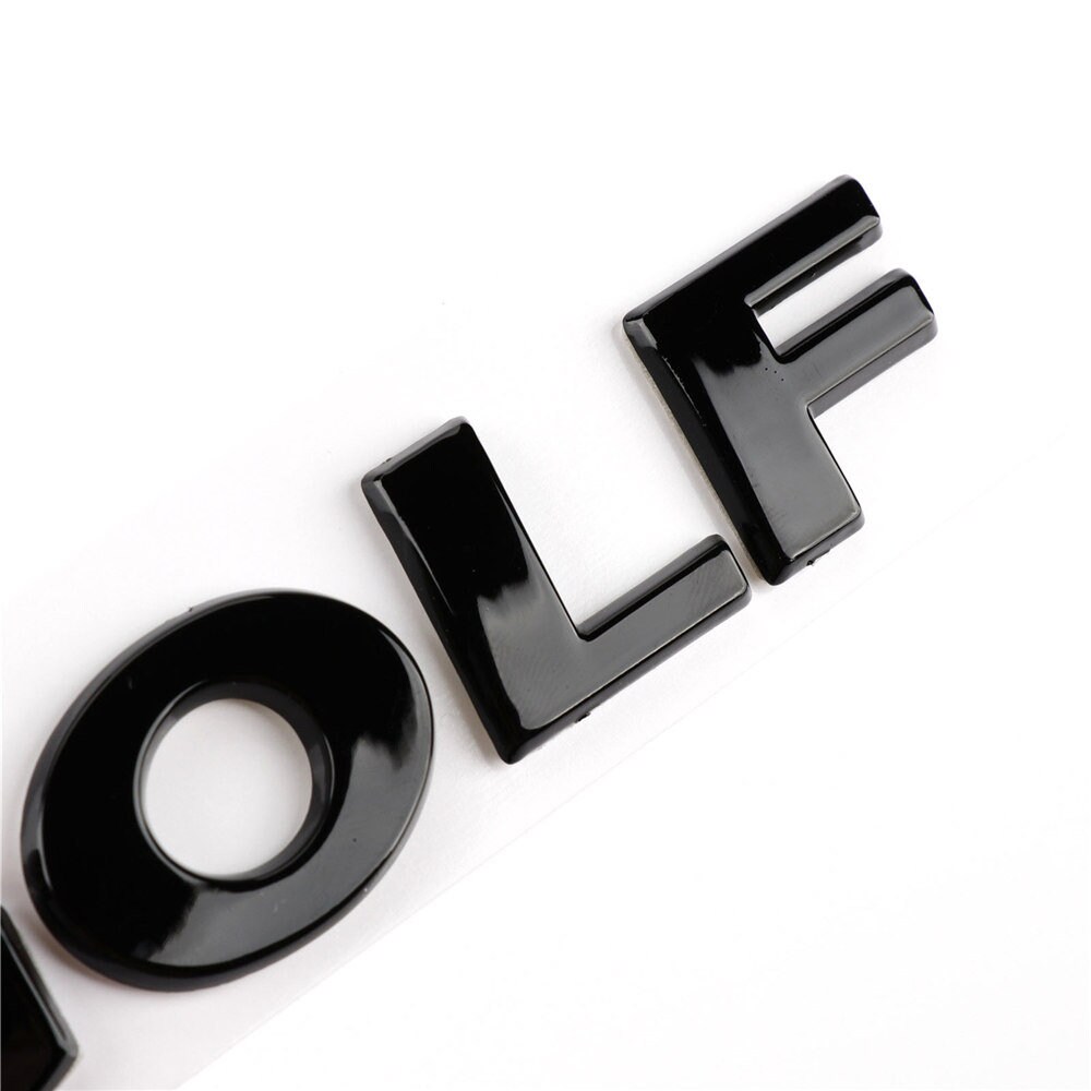 VW Golf Black Gloss Rear Badge Emblem New UK Stock - Etsy UK