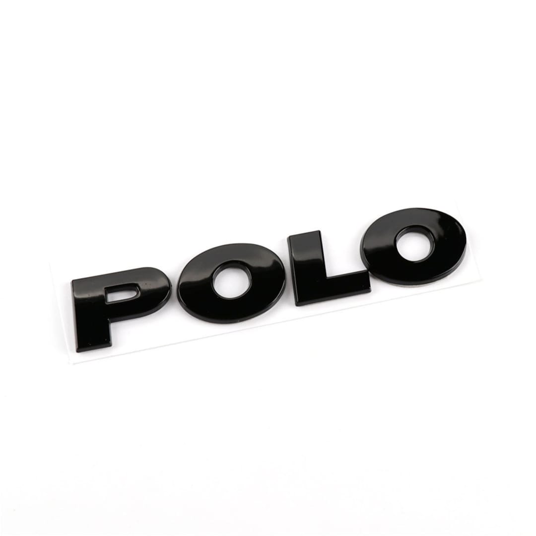 VW Polo Black Gloss Rear Badge Emblem New UK Stock - Etsy UK