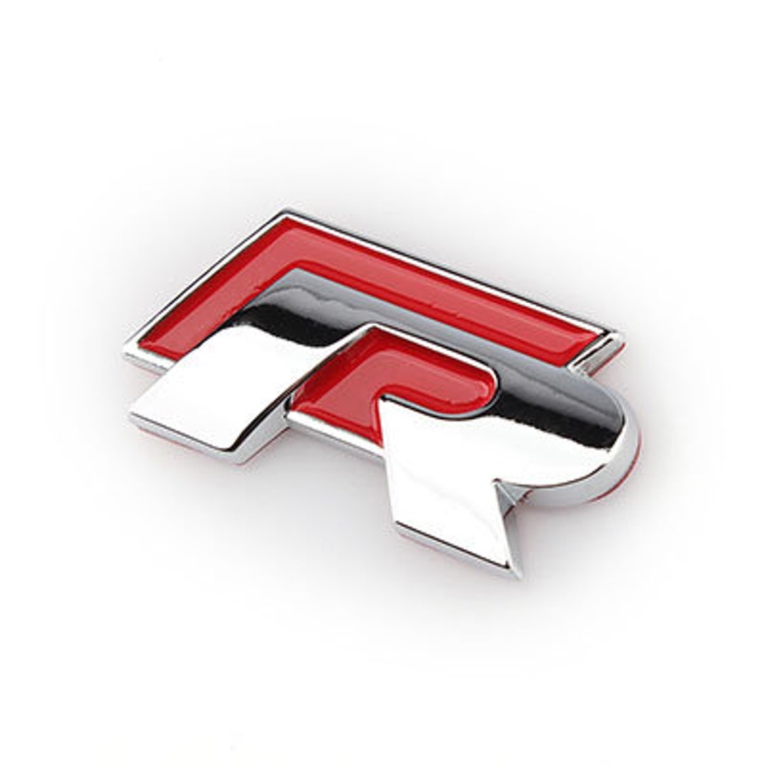 VW Red R Line Rear Badge Emblem New UK Stock - Etsy