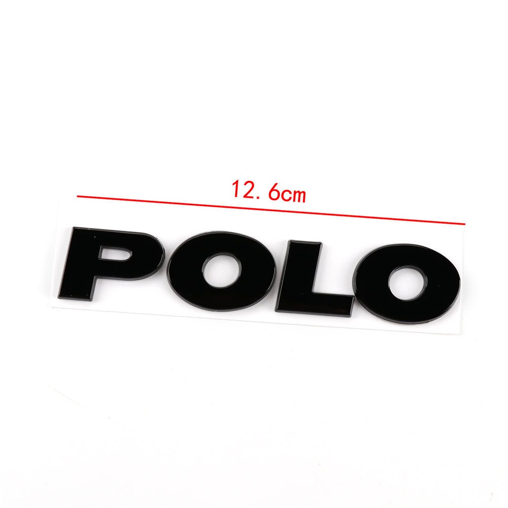 VW Polo Black Gloss Rear Badge Emblem New UK Stock - Etsy UK