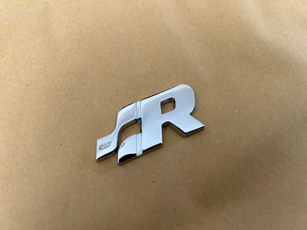 VW Chrome R Line Metal Badge Emblem New UK Stock - Etsy