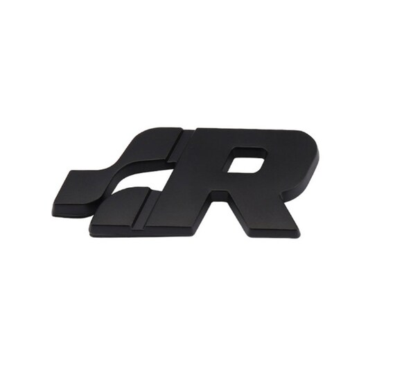 VW Black R Line Badge Emblem New UK Stock - Etsy