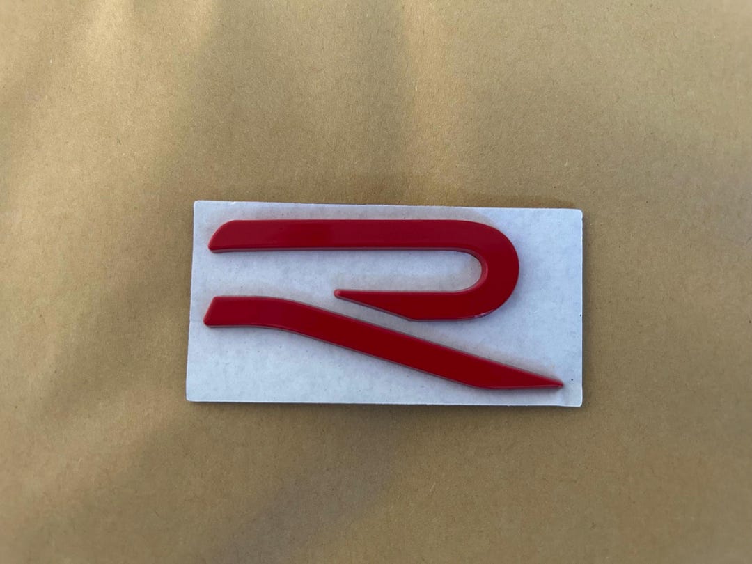 VW Red R Line Rear Badge Emblem New UK Stock - Etsy Australia