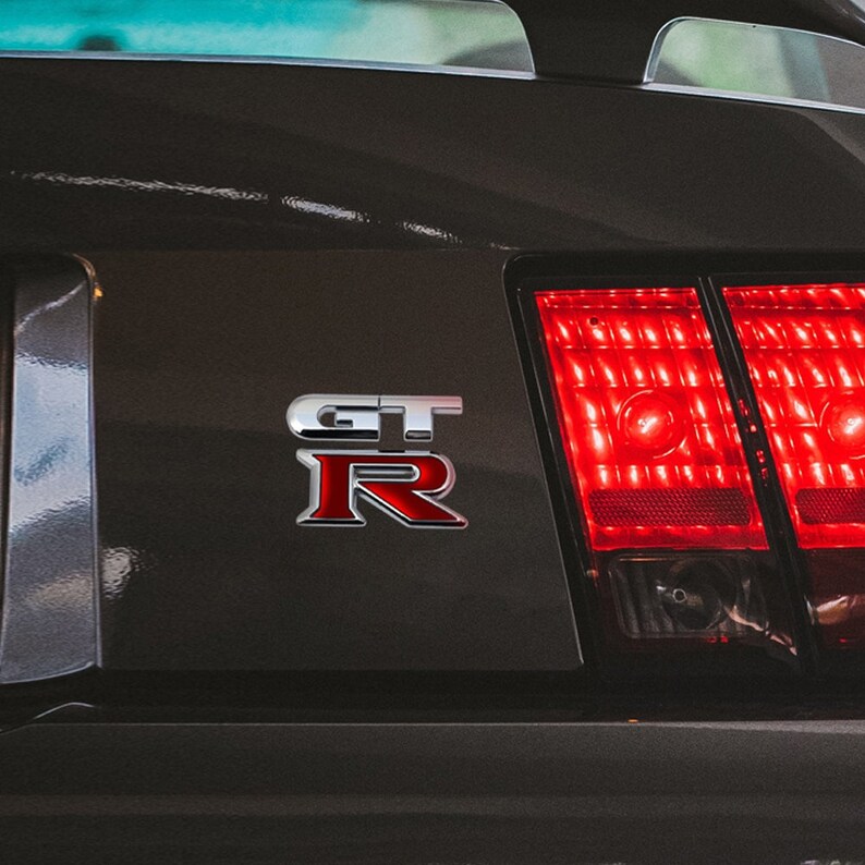 Nissan GTR GT-R R35 R34 R33 R32 Rear Boot Badge Emblem 62892-JF00B UK ...