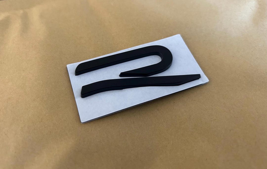 VW Black Gloss R Line Rear Badge Emblem Large Boot New UK Stock - Etsy
