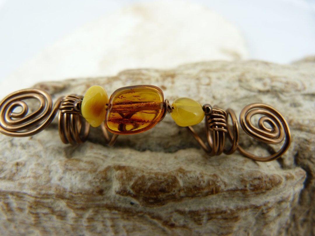 Dreadlocs Jewelry With Amber, Dread Bead Amber, Gift Dreads - Etsy