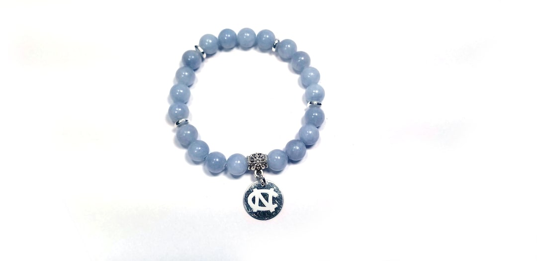 North Carolina Beaded Bracelet UNC Jewelry Tar Heel - Etsy