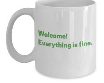The Good Place Mug welcome Everything is - Etsy