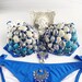 Mermaid Bra Shell Blue Saphire Silver Dance Swim Seashell Raw Wedding ...