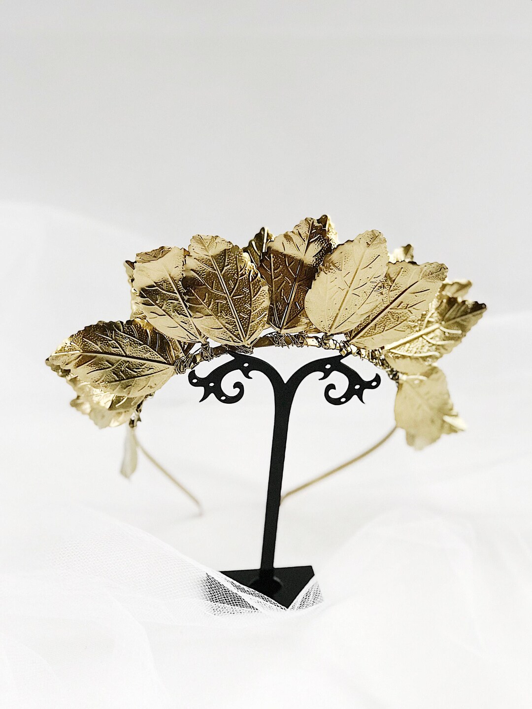 Gold Leaf Crown Athena Grecian Toga Costume Party Laurel Greek Tiara ...