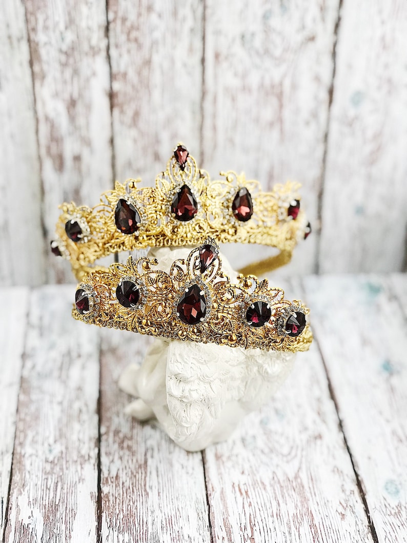 Set of 2 Mom and Daughter Crowns Headpieces Small Tairas - Etsy