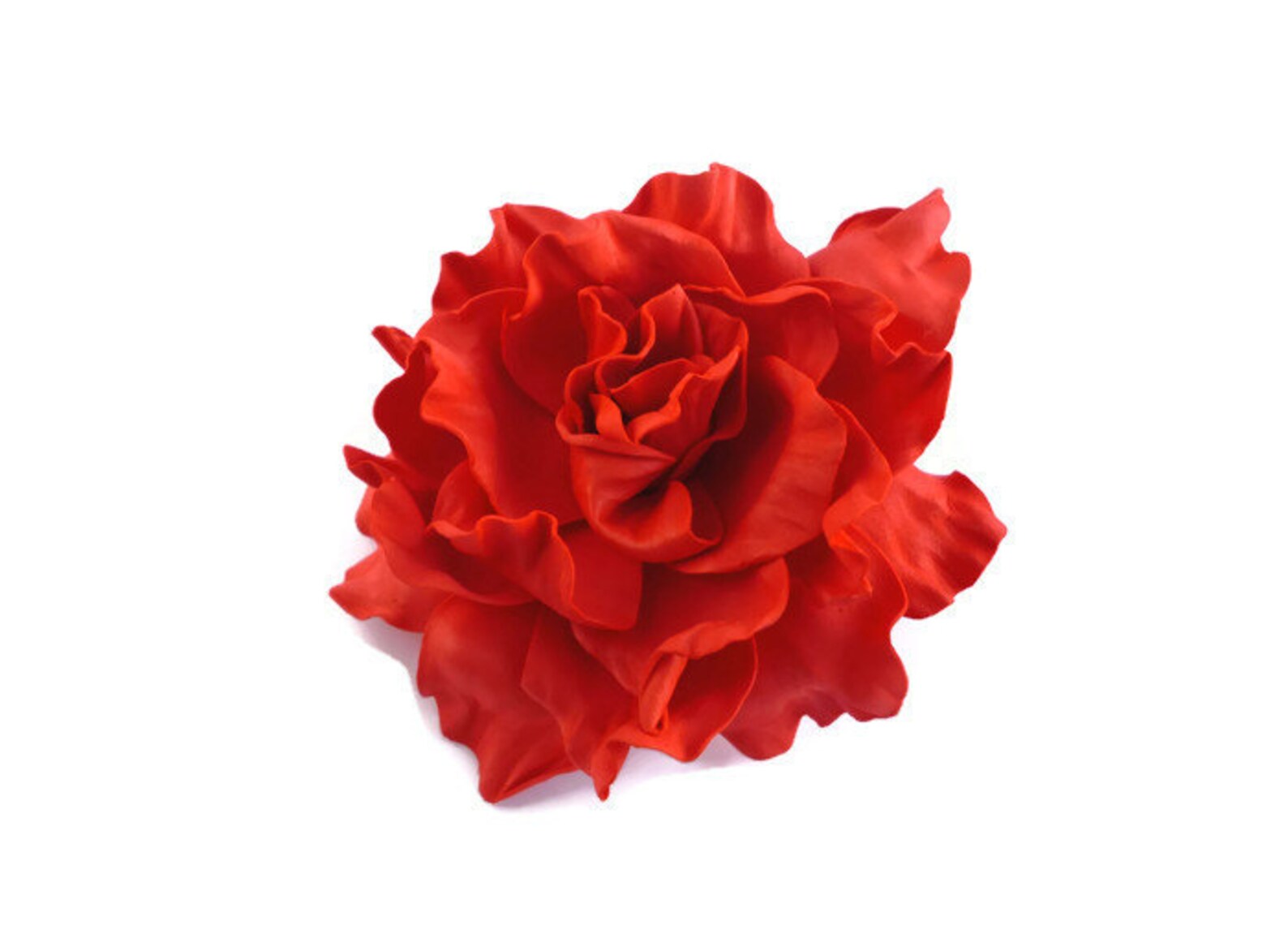 Valentine Rose Hair Clip Red Rose Hair Clip Wedding Rose Hair Clip ...