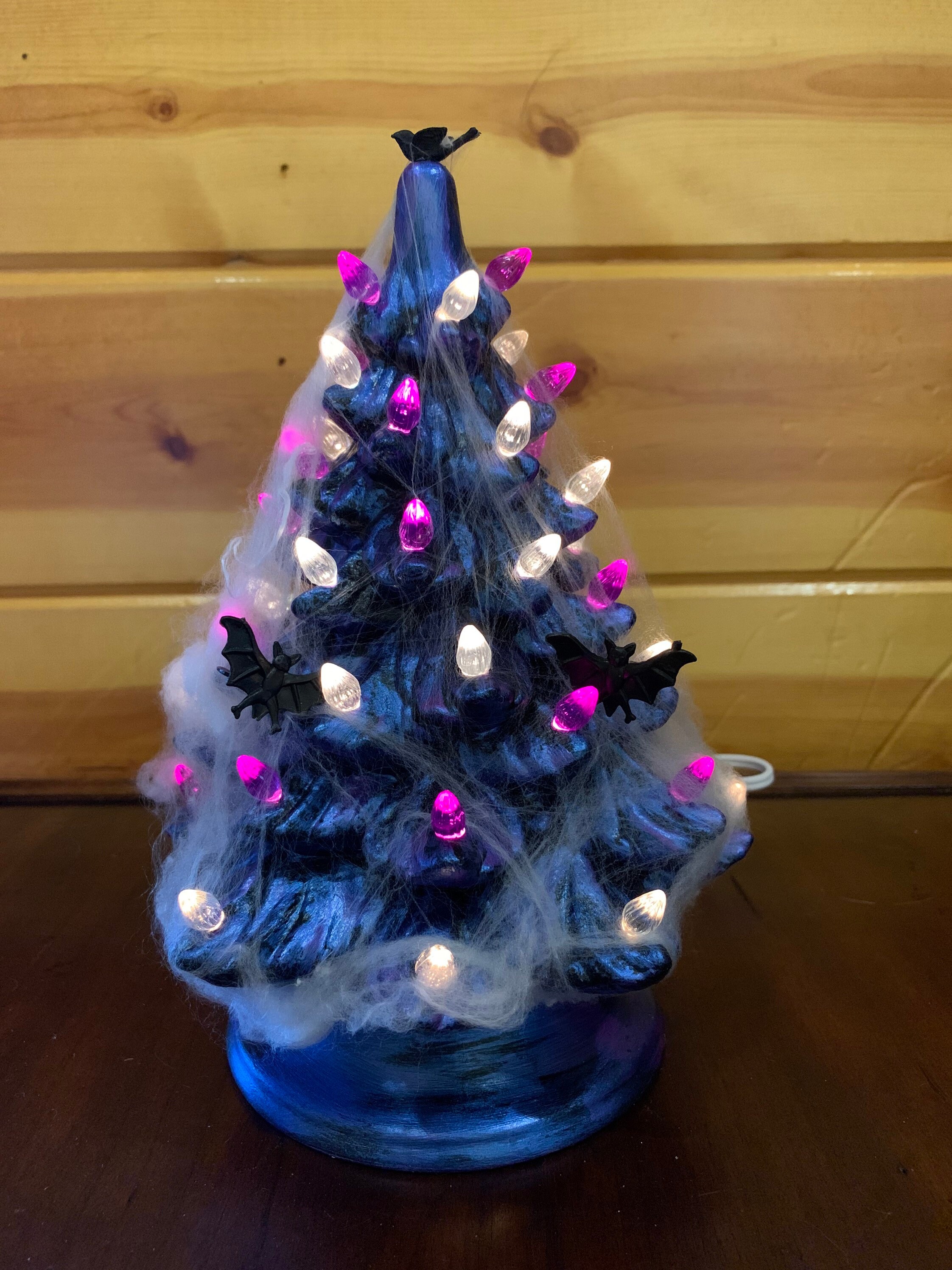 Ceramic Halloween Tree Moonlight - Etsy