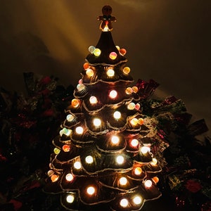 Ceramic Christmas Tree Gingerbread Man Theme - Etsy