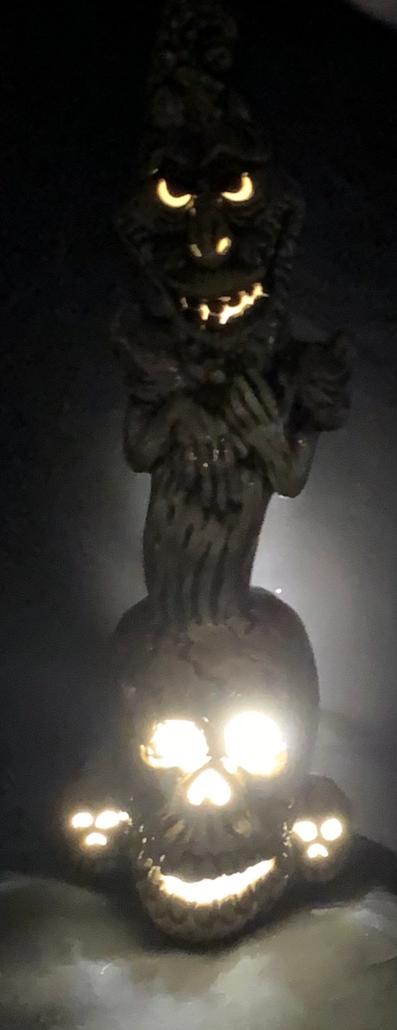 Ghoul on Skulls Light Up - Etsy