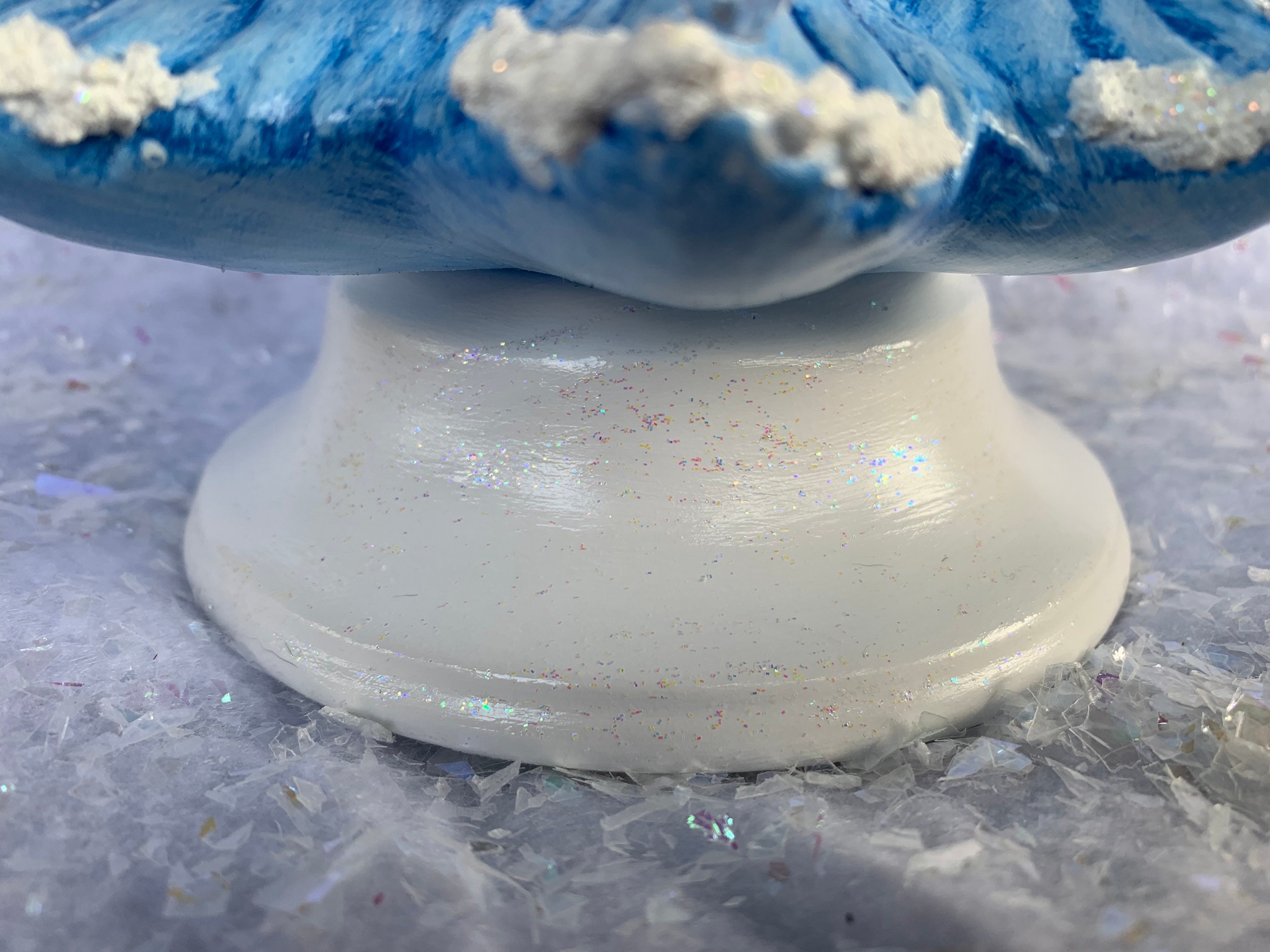Ceramic Christmas Tree Small Blue - Etsy