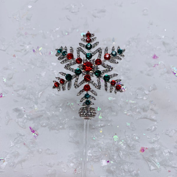 Crystal Snowflake Tree Topper - Etsy