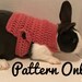 Crochet Pattern Rabbit Sweater, Rabbit Clothes Pattern - Etsy