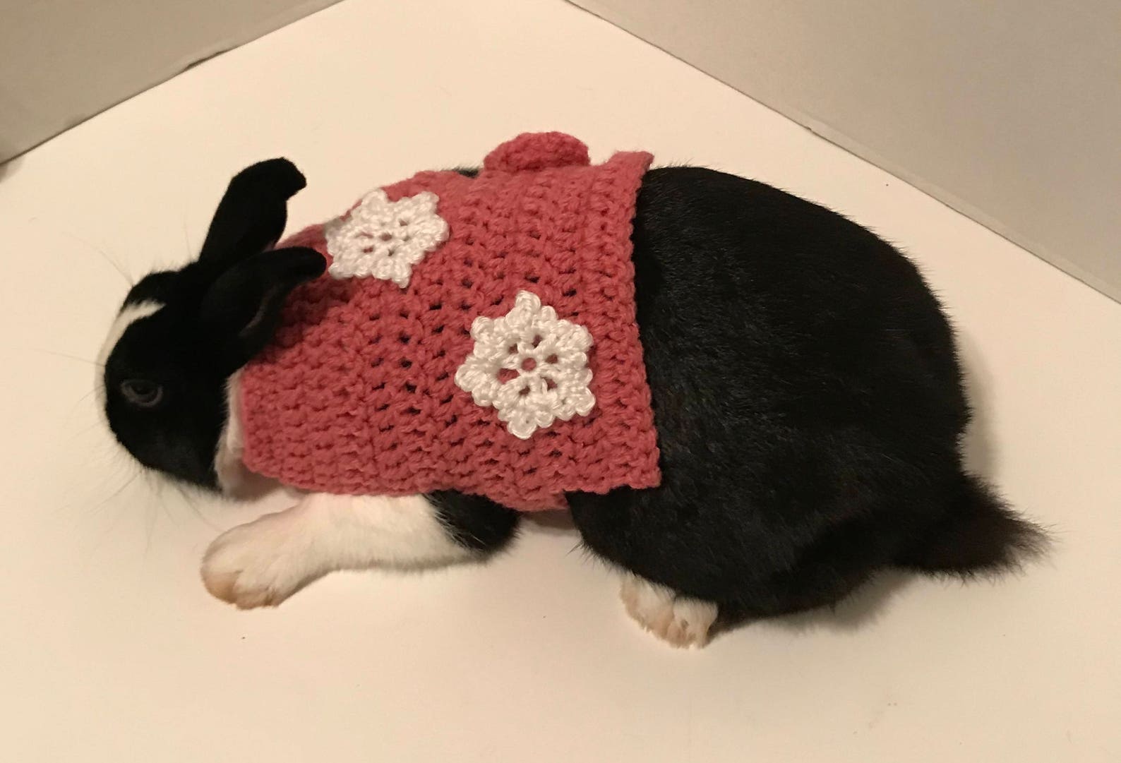 Rabbit Christmas Sweater Snowflake Sweater Rabbit Costume - Etsy