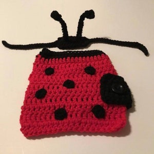 Crochet Pattern Rabbit Ladybug Sweater, Rabbit Costume Pattern - Etsy