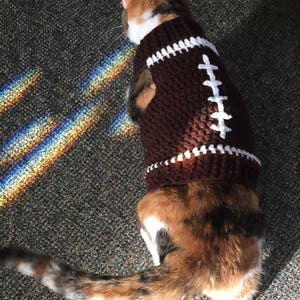 Cat Crochet Pattern, Cat Football Costume, Crochet Pattern, Cat ...