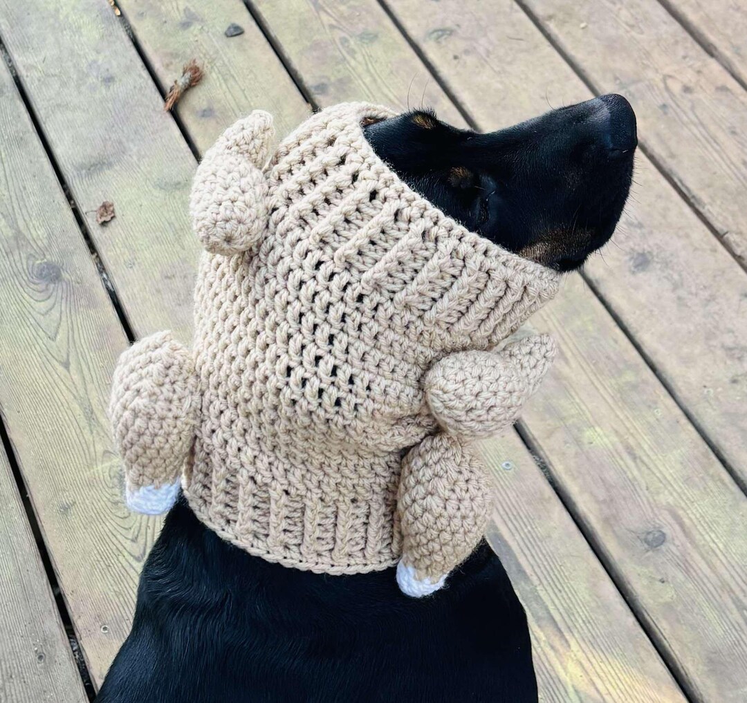 Cooked Turkey Dog Snood Cowl- 17-18 Inch Neck - Etsy