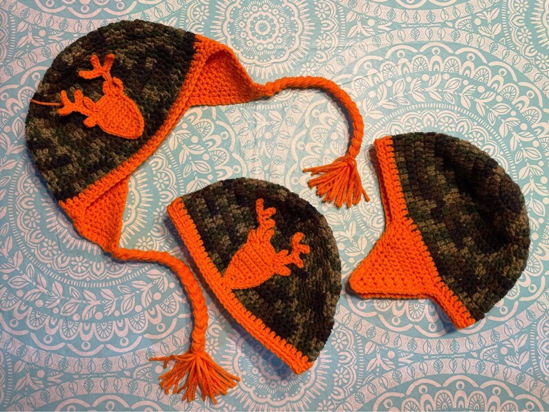 Crochet Pattern Deer Head Hat - Etsy