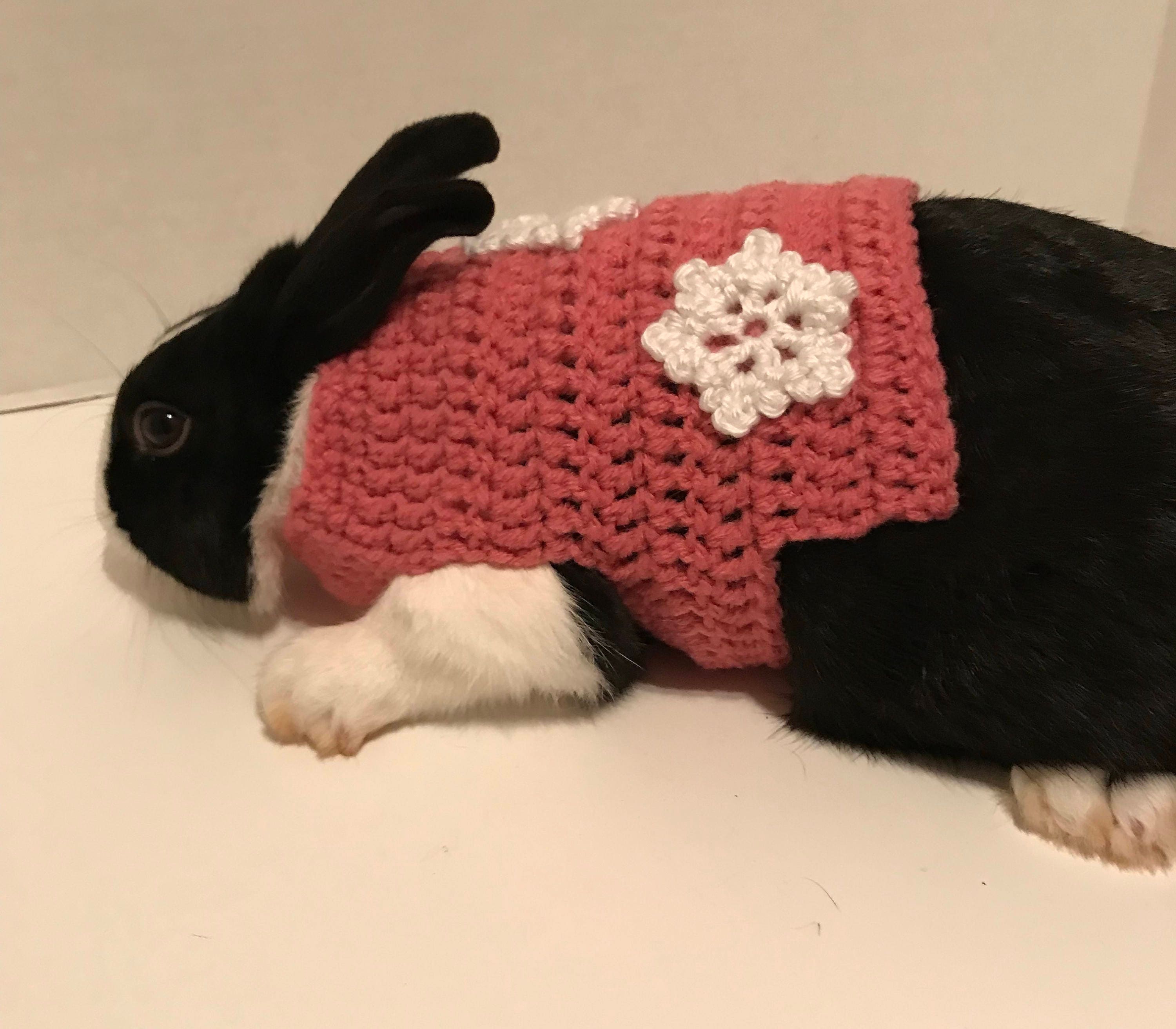 Rabbit Christmas Sweater, Snowflake Sweater, Rabbit Costume, Rabbit ...