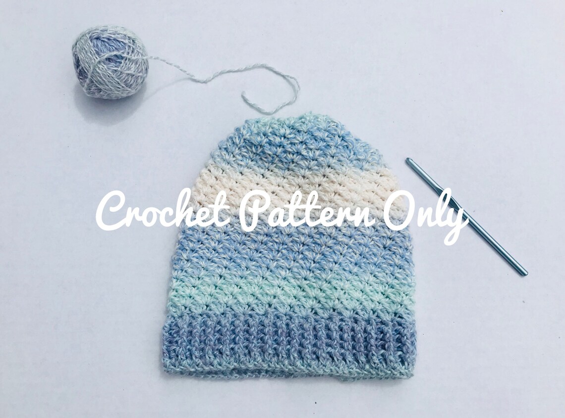 Shell Hat Pattern, Crochet Hat Pattern, Crochet Pattern - Etsy
